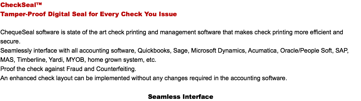 Cheque Guard | Financial Services Software